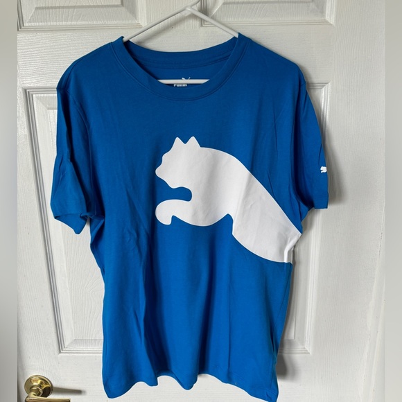 Puma | Shirts | Mens Puma Logo Tshirt | Poshmark